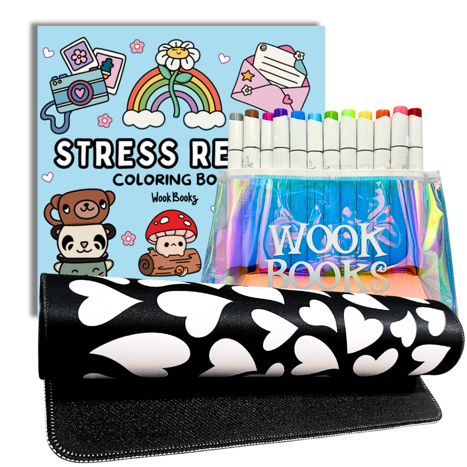 Build Your Own Coloring Book and Ohuhu Marker Bundle by Wook Books ...