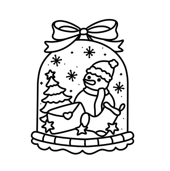 Cozy Christmas Coloring Book & Reusable Protective Sheet – Wook Books ...